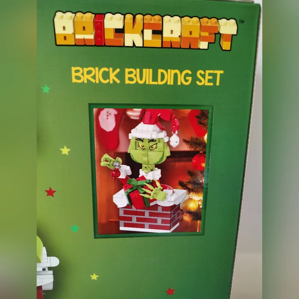 Brickctaft | Toys | Newbrickcraft Up The Chimney Grinch Building Kit ...